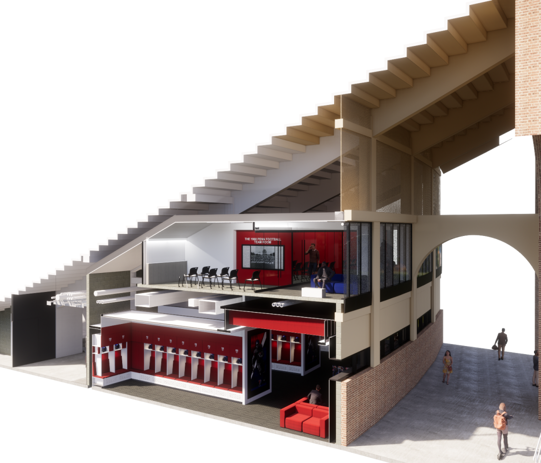 Construction is underway for the University of Pennsylvania’s Franklin ...